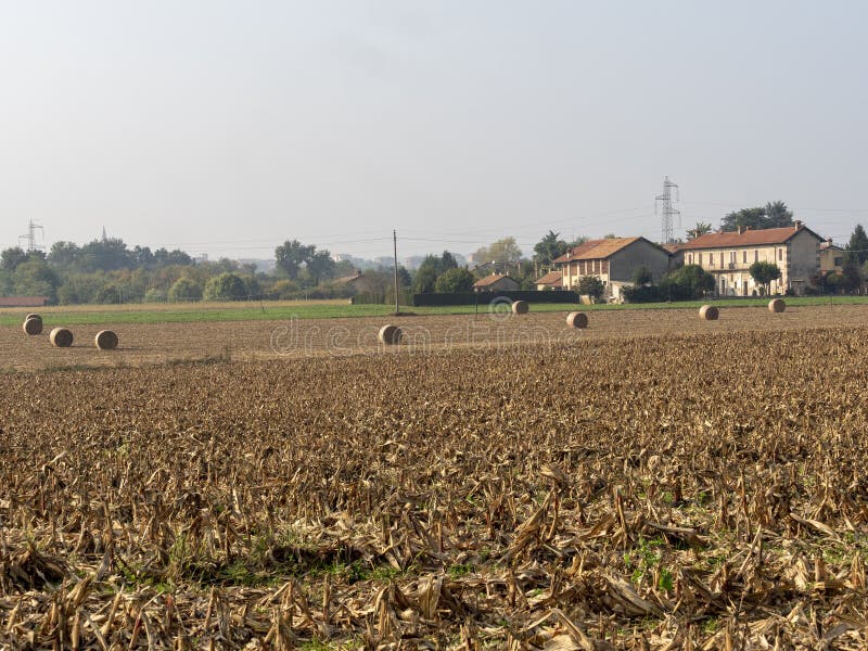 Landscape in the Park of Curone at Fall Stock Image - Image of green ...