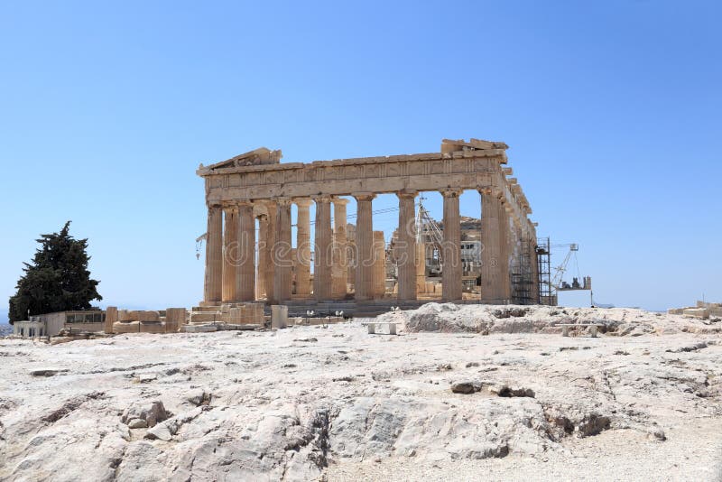 Landscape of Parthenon stock photo. Image of construction - 29445178
