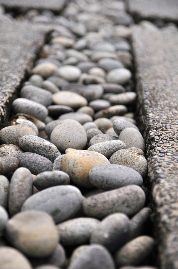 Landscape Pebble Stones stock image. Image of gravel - 18410721