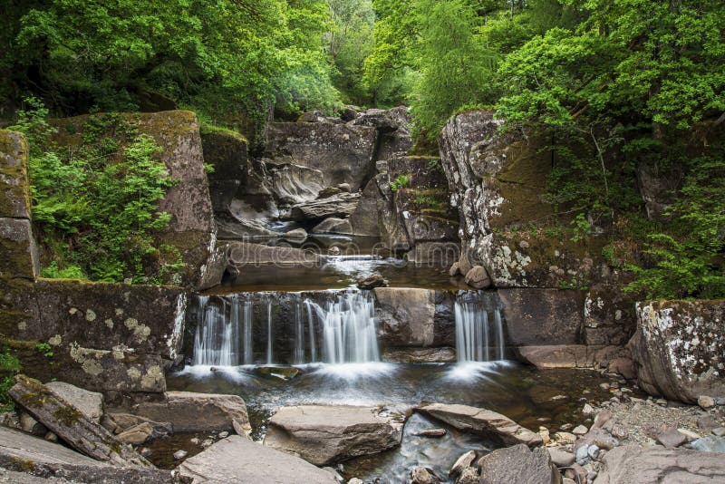 Landscape Photography of Waterfall in Forest Stock Photo - Image of ...