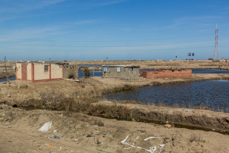 Landscape of Port Said Suburbs, Egy Stock Photo - Image of nile ...