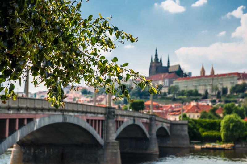 Landscape of Prague stock image. Image of destinations - 33876989