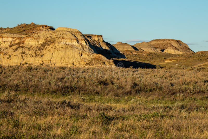 Landscape of the Prairie in Canada Stock Photo - Image of drumheller ...