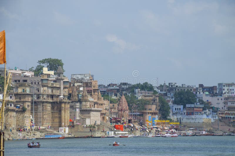 The Landscape Protected the Ganges River in India Stock Image - Image ...