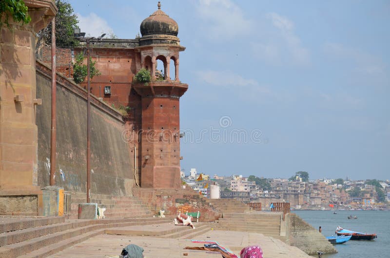 The Landscape Protected the Ganges River in India Stock Image - Image ...