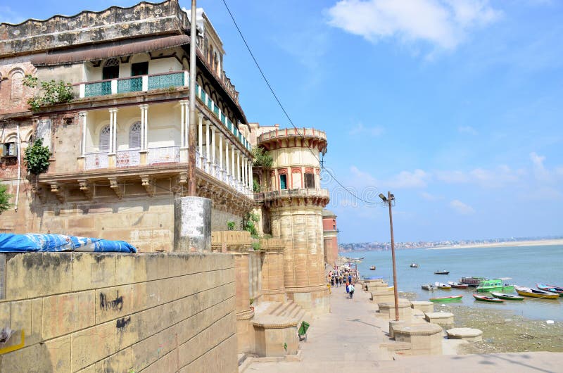 The Landscape Protected the Ganges River in India Stock Photo - Image ...