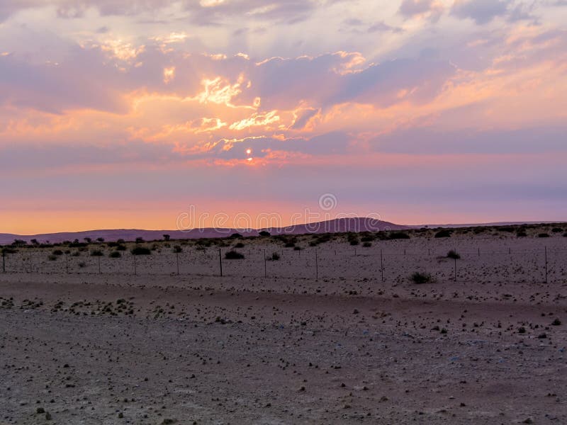 Landscape with Red Mountains, Damaraland, Namibia Stock Image - Image ...