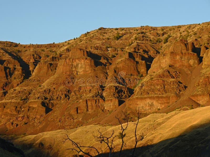 Oregon Nature and Mountain of Red Rocks Stock Photo - Image of summer ...