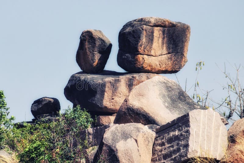 Landscape in Remote Area of Wa Ghana Stock Image - Image of blue ...