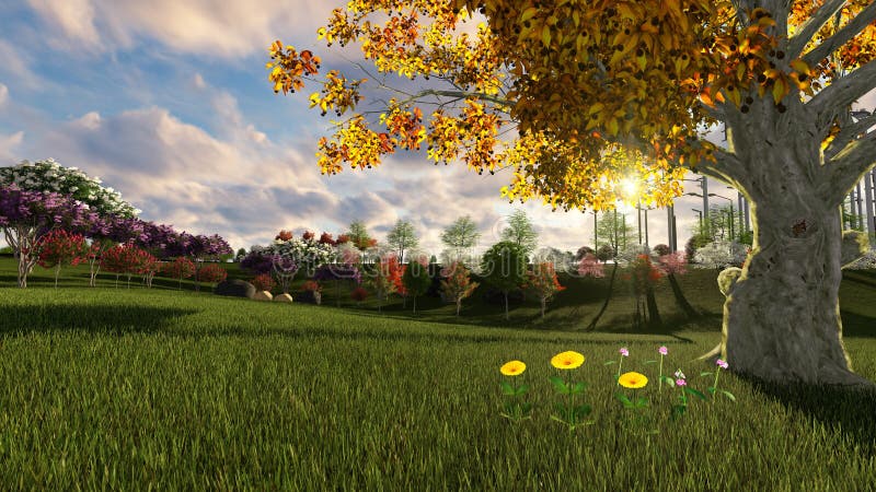 Landscape Render stock photo. Image of lumion, software - 96254016