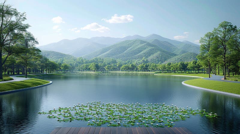 Landscape Rendering, Tree Materials, Landscape Design, Environment ...