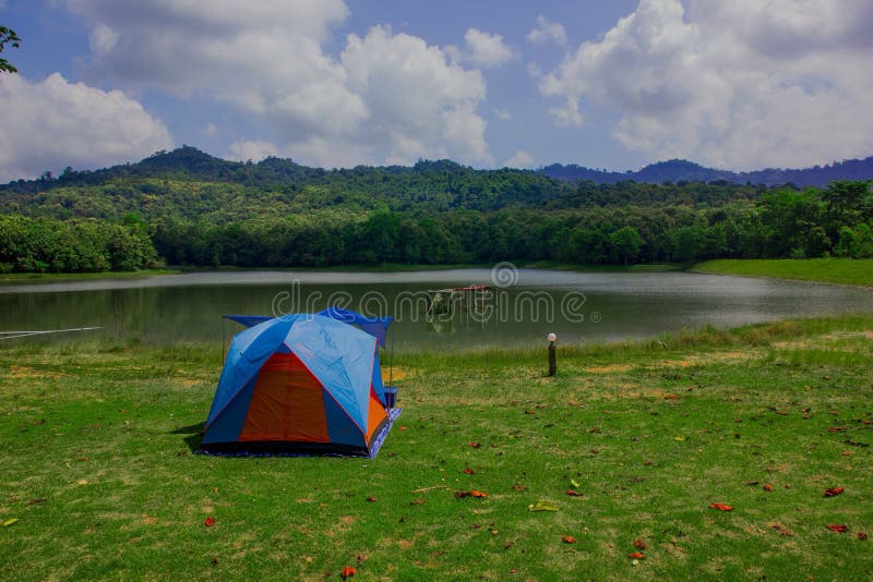 Landscape stock photo. Image of field, wilderness, lake - 43636346