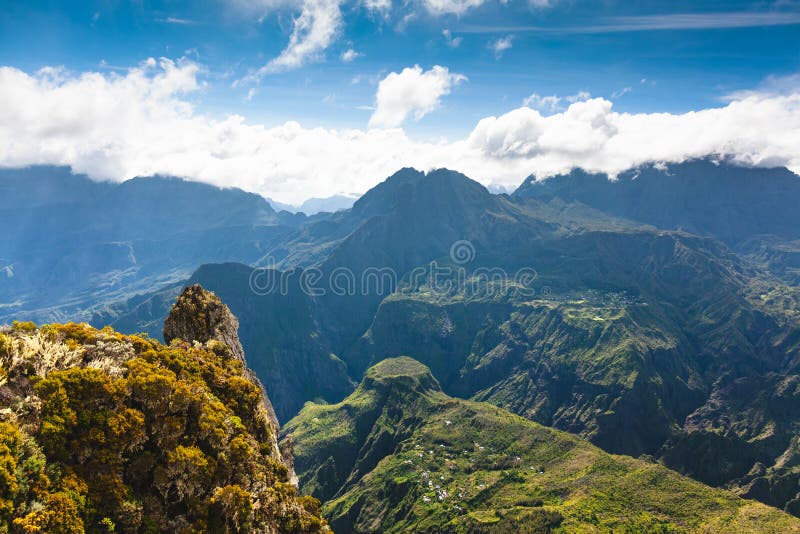 Reunion island landscape stock image. Image of heritage - 116815193