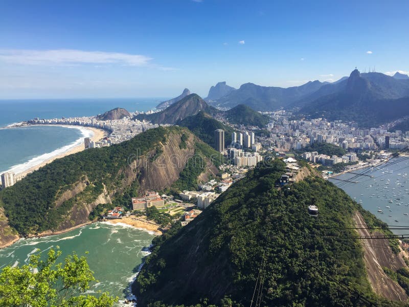 Landscape of Rio De Janeiro Stock Photo - Image of beach, mountain ...
