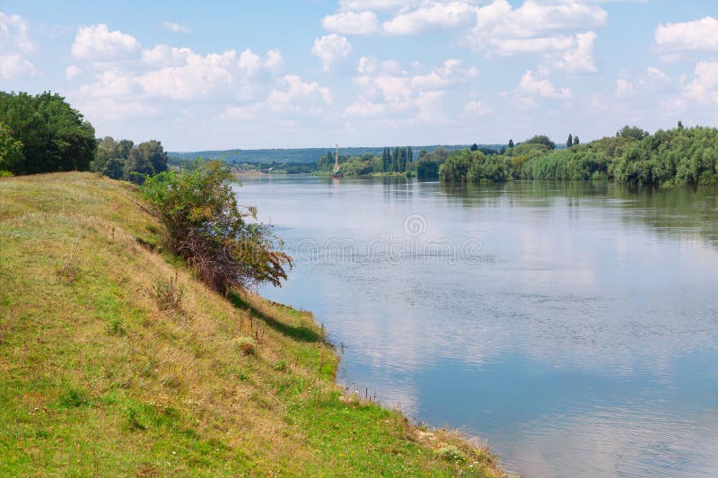 Landscape with River Dniester in Moldova Stock Photo - Image of outdoor ...