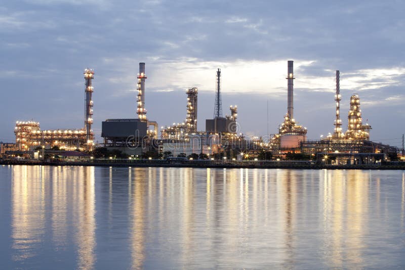 Oil Refinery stock image. Image of aruba, enery, harbor - 4682579