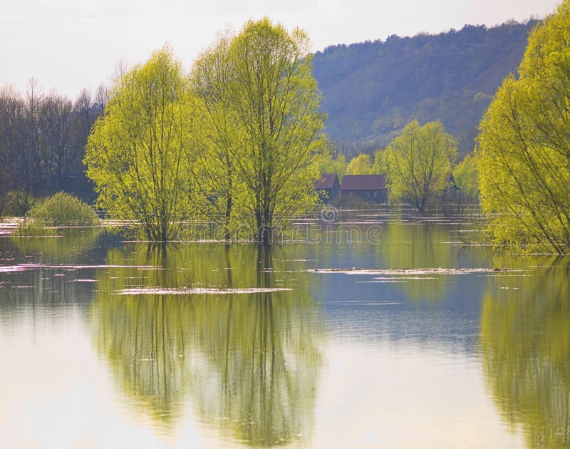 Landscape with a river stock photo. Image of river, scenic - 272191254