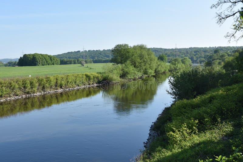 Ruhr river stock photo. Image of impressive, scenic - 115905722