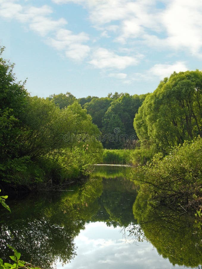 Landscape with river stock photo. Image of beautiful - 39747106