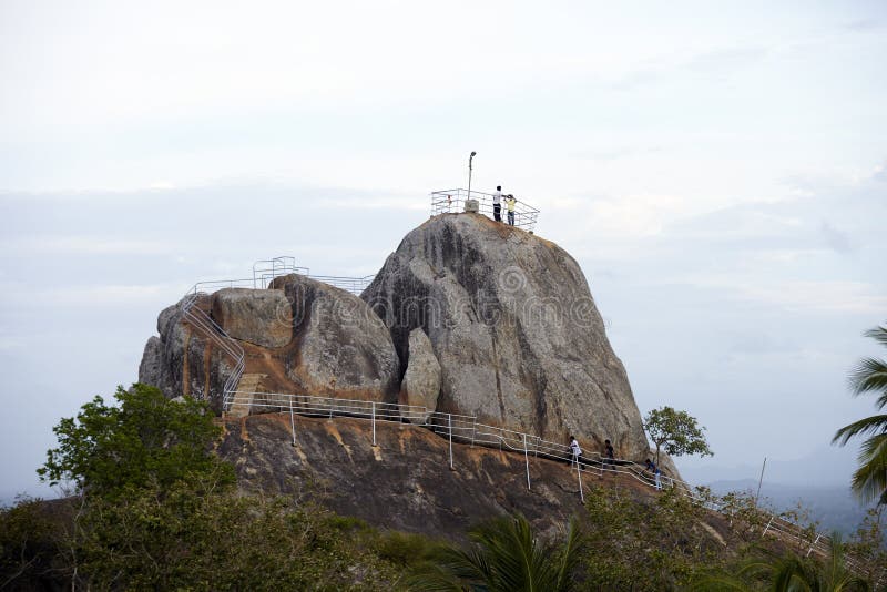 Landscape with Rock in Forest Stock Photo - Image of rock, season: 31894384