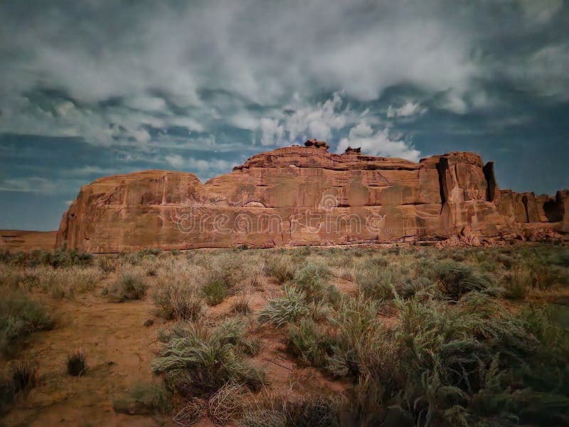 Landscape of Rock Formations during the Sunrise Stock Photo - Image of ...