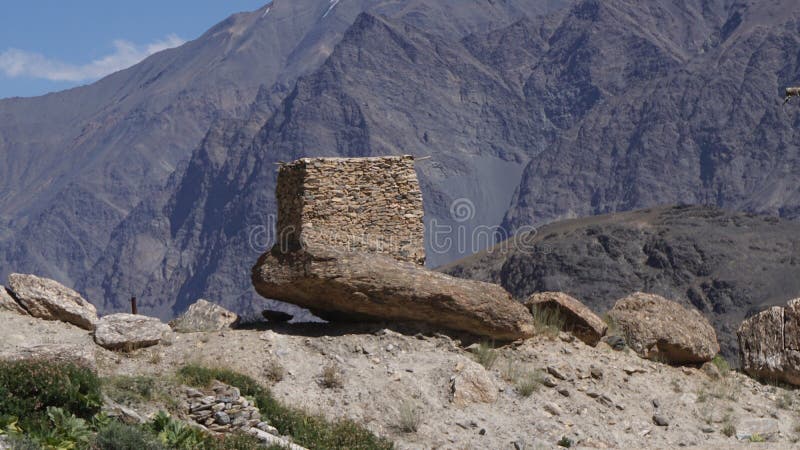 Landscape of a Rock on the Mountain. Stock Image - Image of stone ...