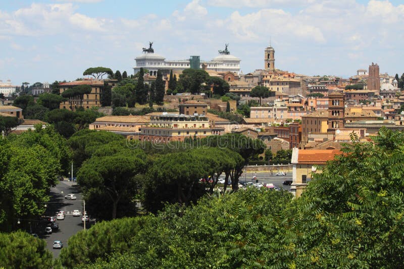 Landscape of Rome stock photo. Image of della, famous - 64824298