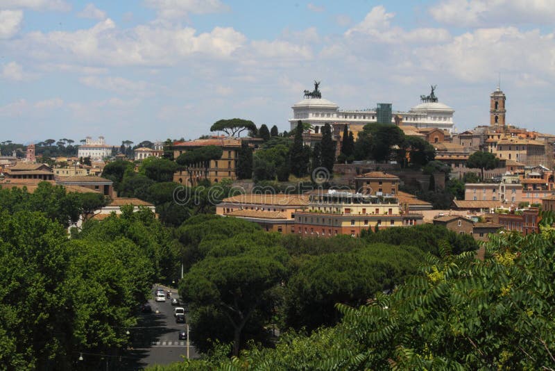 Landscape of Rome stock photo. Image of italian, roman - 64824712