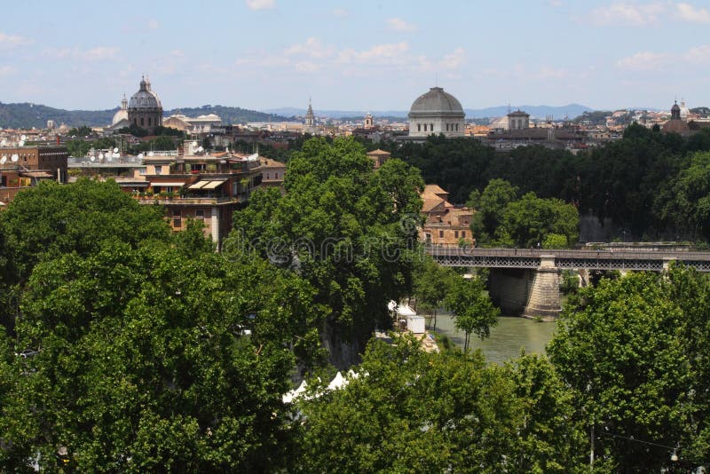 Landscape of Rome stock photo. Image of culture, house - 64824836
