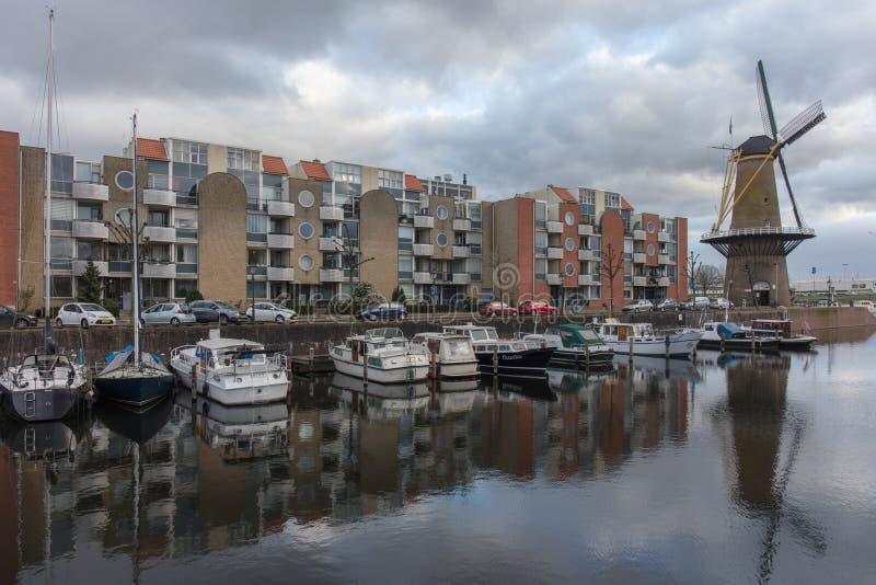 Landscape of Rotterdam editorial image. Image of landmark - 191228205