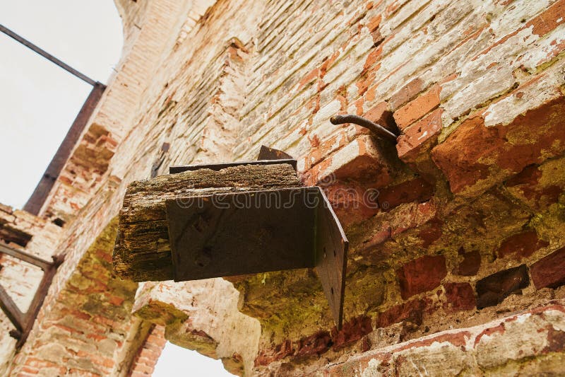 Landscape of Ruined Buildings at Sunset, Image of Decrepitude or ...