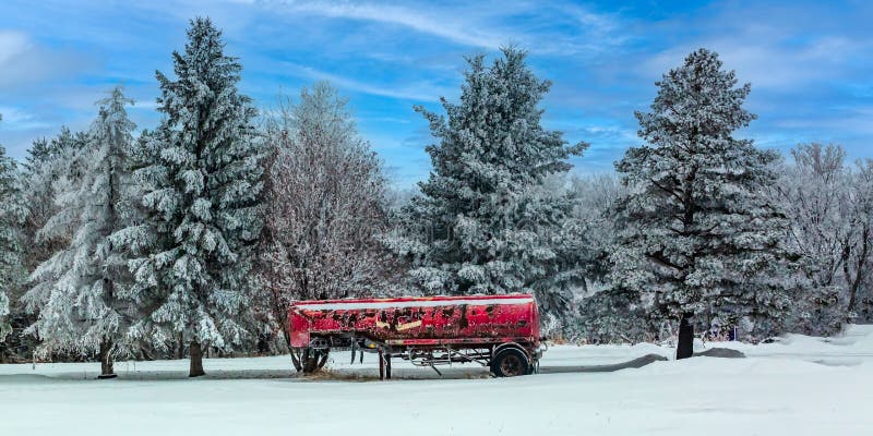 A Landscape Rural Scene in Alberta, Canada. Stock Image - Image of ...