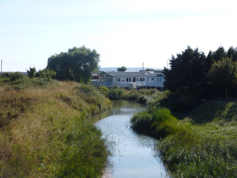 River rye harbour stock image. Image of caravan, river - 123070049