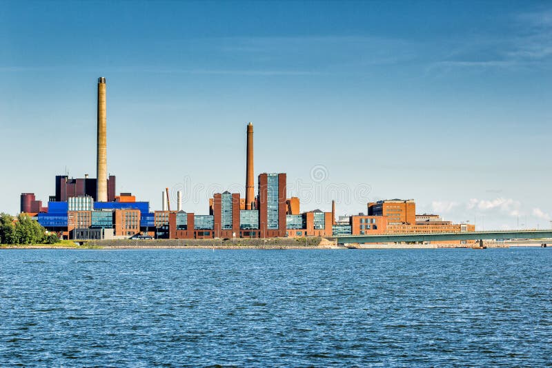 Landscape of Salmisaari, Helsinki Stock Photo - Image of landscape ...