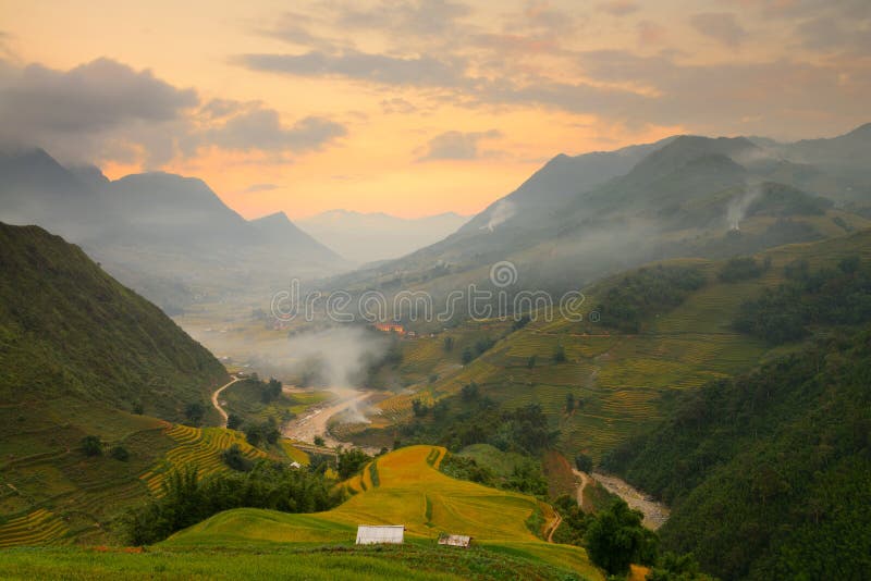 Landscape Sapa stock photo. Image of ground, china, asia - 59741574