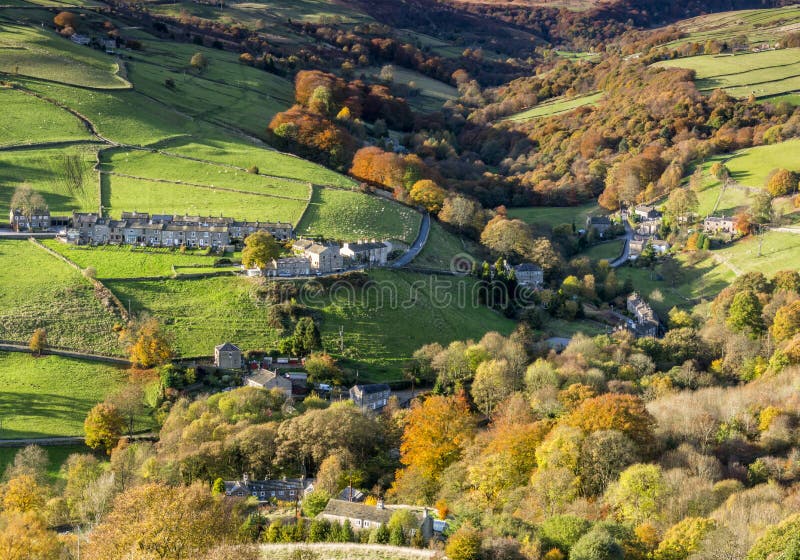 Landscape Scenery Around Calderdale Stock Photo - Image of halifax ...
