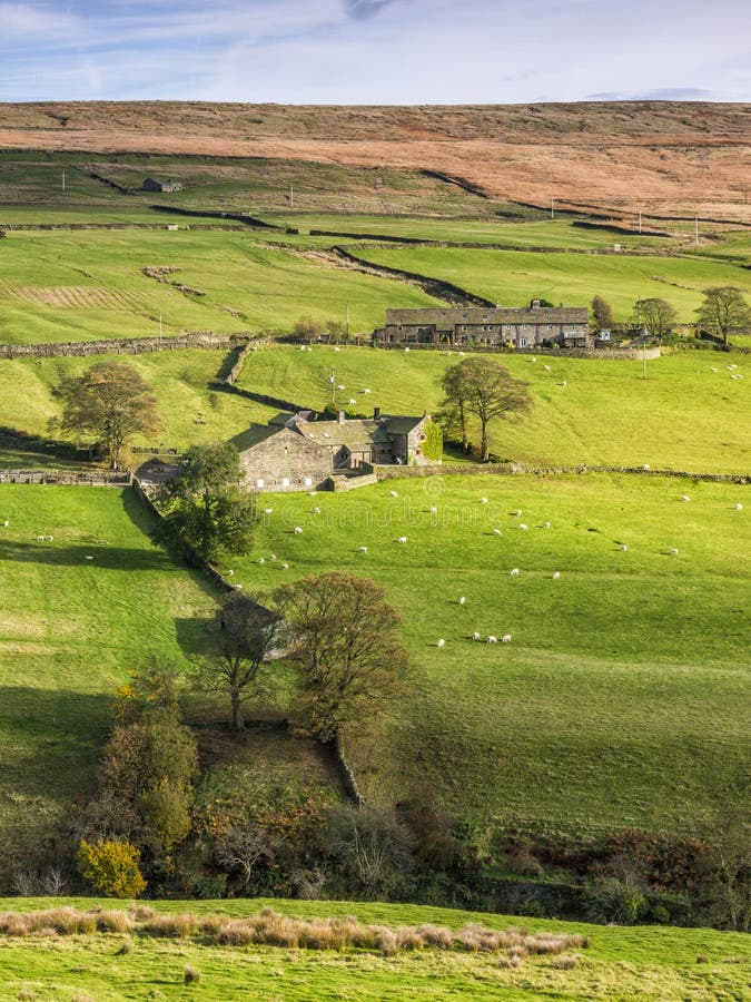 Landscape Scenery Around Calderdale Stock Photo - Image of dales, north ...