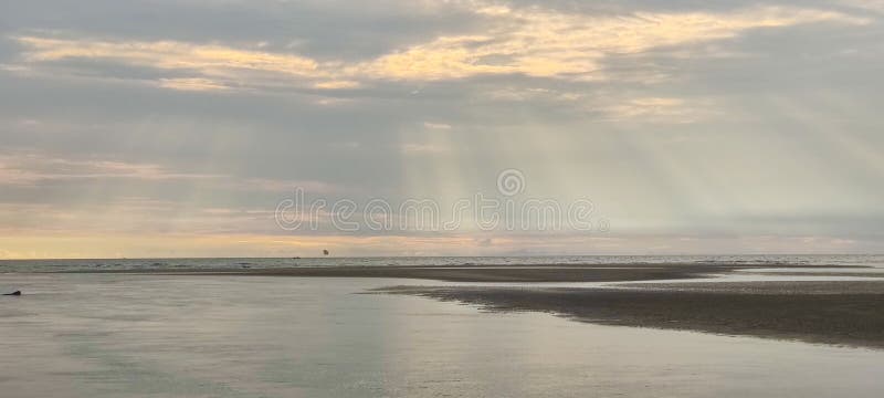 Landscape Scenic View of Sky on the Beaches of Goa. Stock Image - Image ...