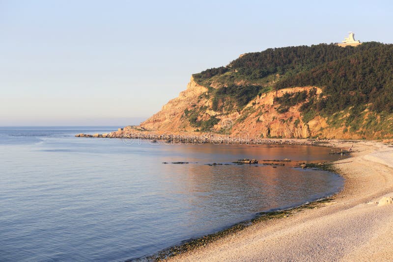 Landscape of seaside stock image. Image of landmark, rock - 32733777