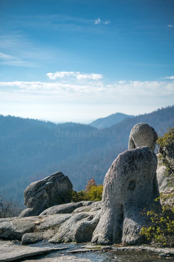 Landscape of Sequoia National Park Stock Image - Image of scenic ...
