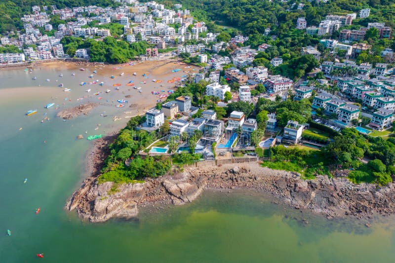 The Landscape of Sheung Sze Wan, Hong Kong 4 May 2022 Editorial Photo ...