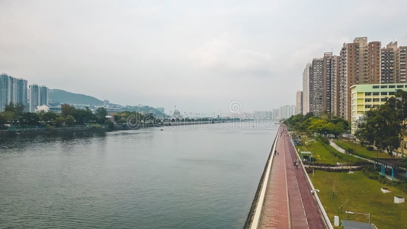 The Landscape of Shing Mun River Promenade. March 18 2023 Editorial ...