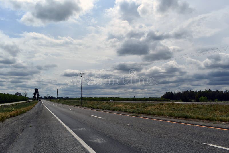 Landscape Shot of an Empty Road during Daytime Stock Photo - Image of ...