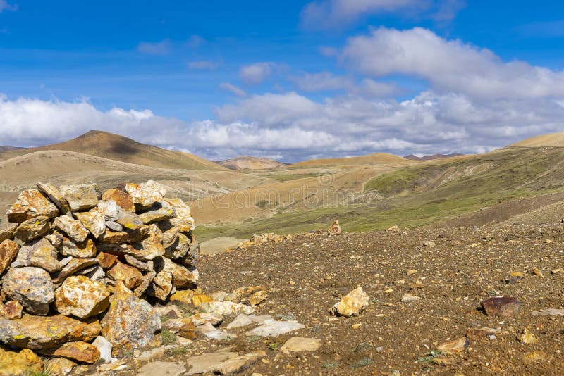 Landscape in the Sierra De Peru Stock Photo - Image of nature ...