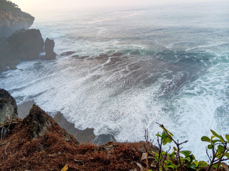 Exotic Beaches on the Edge of the Indian Ocean Stock Image - Image of ...