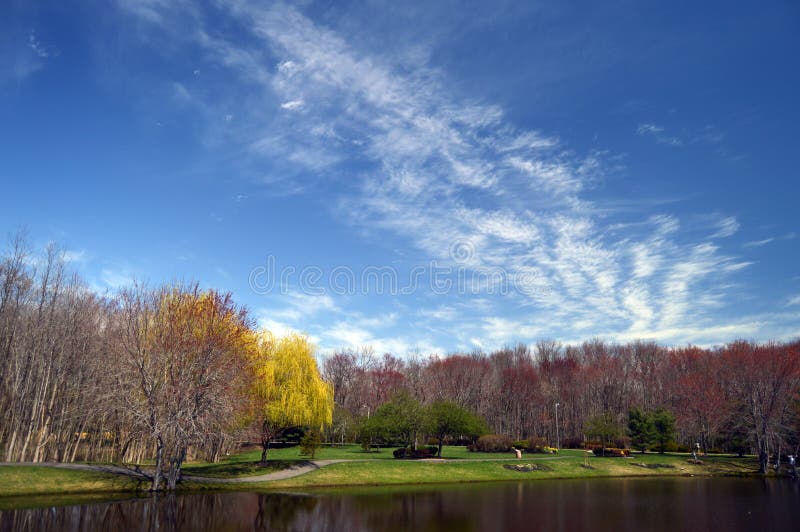 Landscape in Spring stock image. Image of jersey, landscape - 40292589