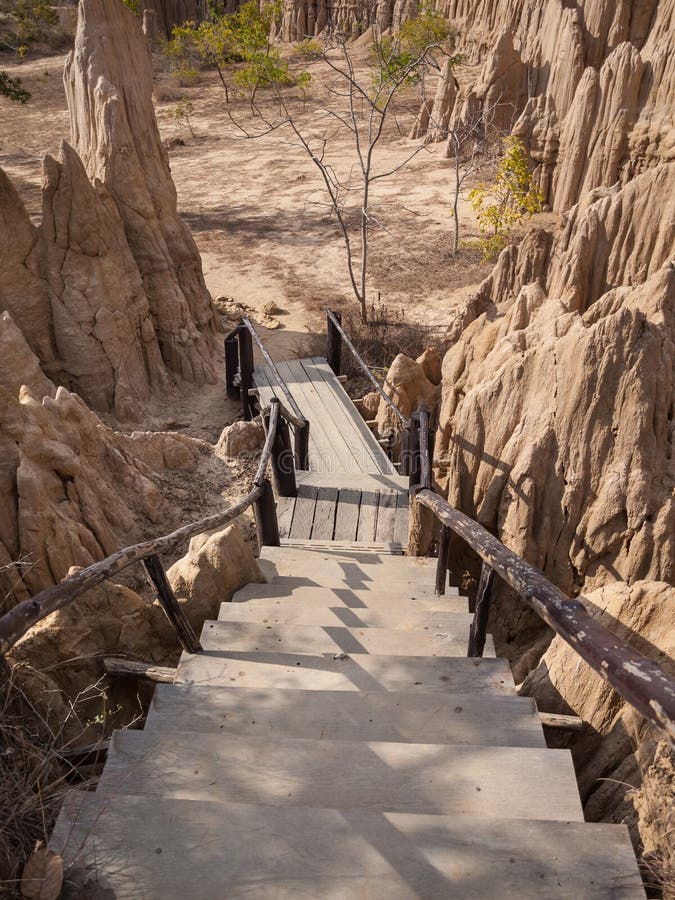 Landscape of the Srinan National Park Stock Photo - Image of desolate ...
