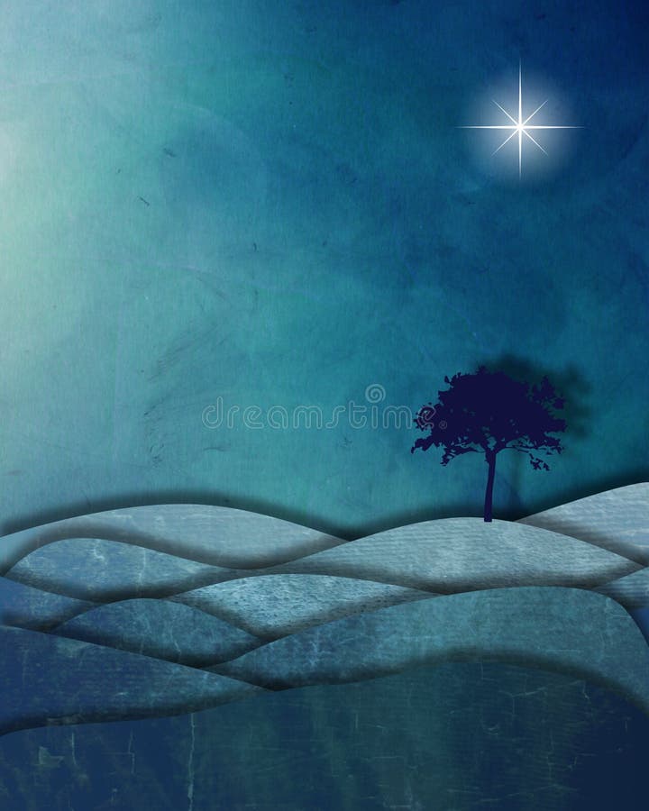Landscape starlight stock illustration. Illustration of depth - 83570823