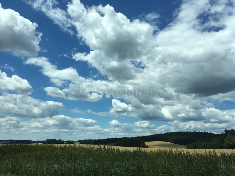 Landscape with clouds stock photo. Image of landscape - 102126322