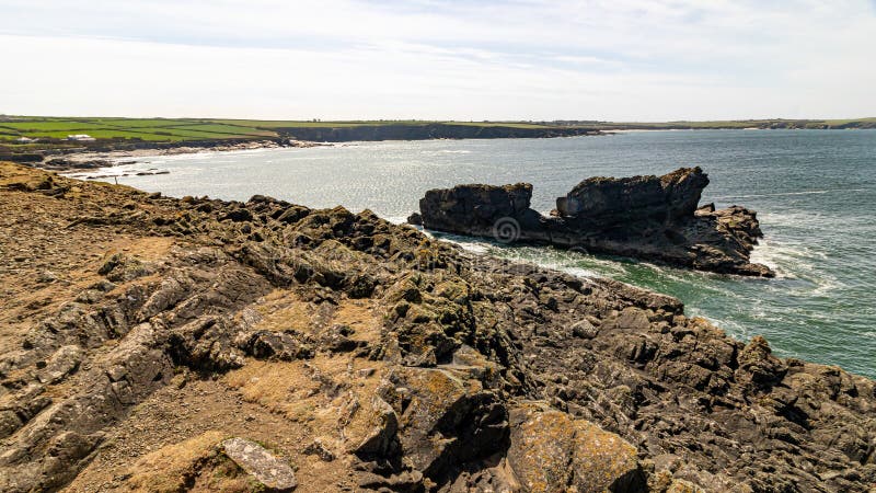 Padstow Cornwall UK. Landscape on a Sunny April Day Stock Image - Image ...